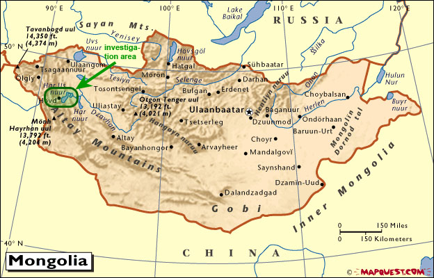 Projekt: Mongolei : Forschungsschwerpunkt Ressourcen : Universität Hamburg